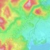 Carte topographique Tolmin, altitude, relief