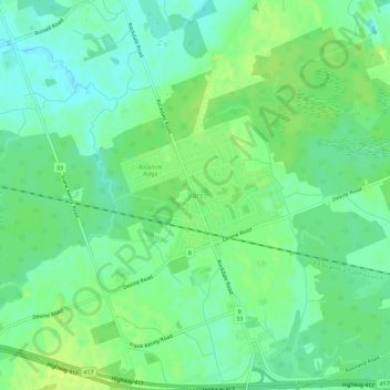 Carte topographique Vars, altitude, relief