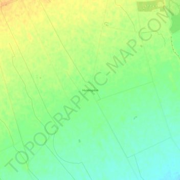 Carte topographique Huntingdon, altitude, relief