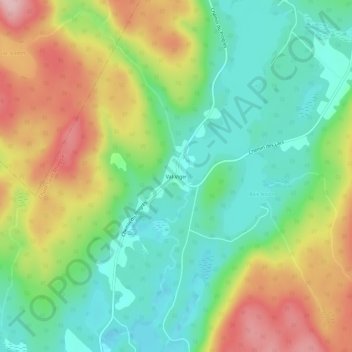Carte topographique Val-Viger, altitude, relief
