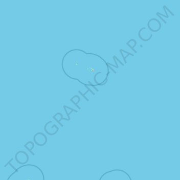 Carte topographique Disappointment Islands, altitude, relief