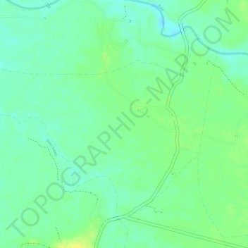 Carte topographique Majhgawan, altitude, relief