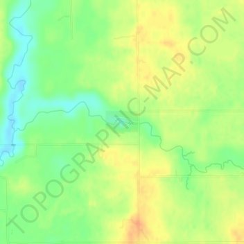 Carte topographique Patterson Park, altitude, relief
