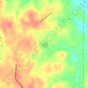 Carte topographique Lasater Lake, altitude, relief