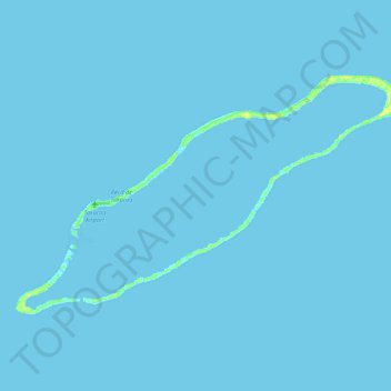 Carte topographique Takaroa, altitude, relief